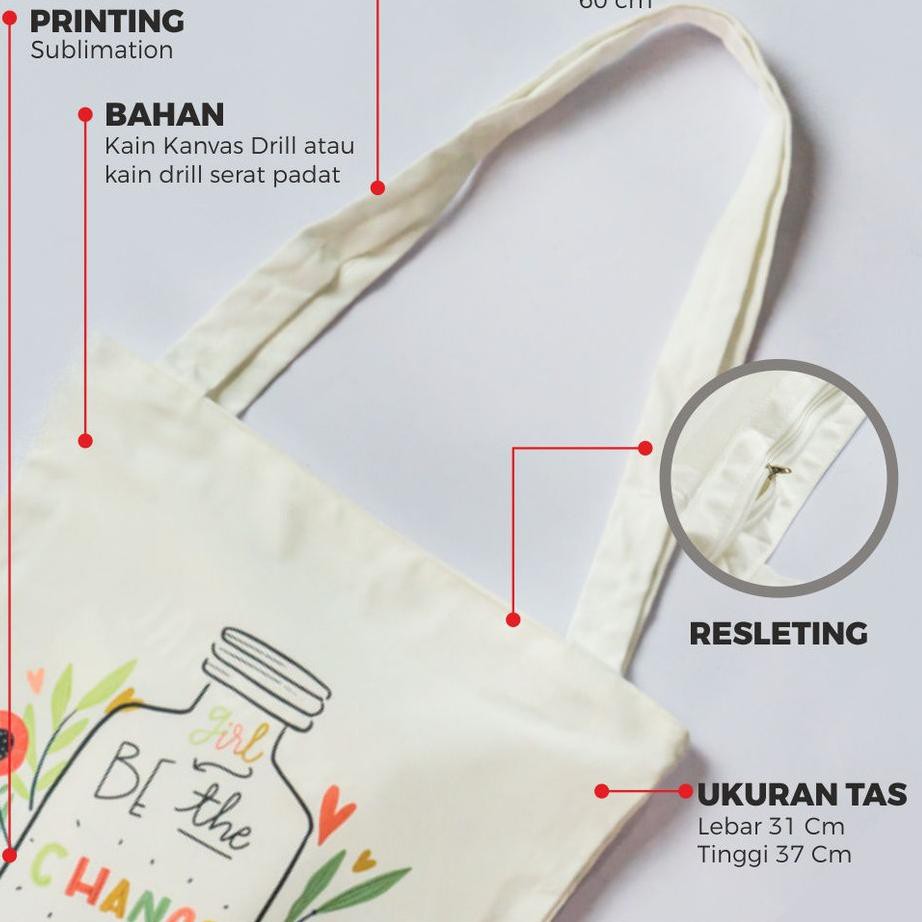 Jual TERBARU Tas Tote Bag Vintage retro Custom Desain - TR CDD2 ...