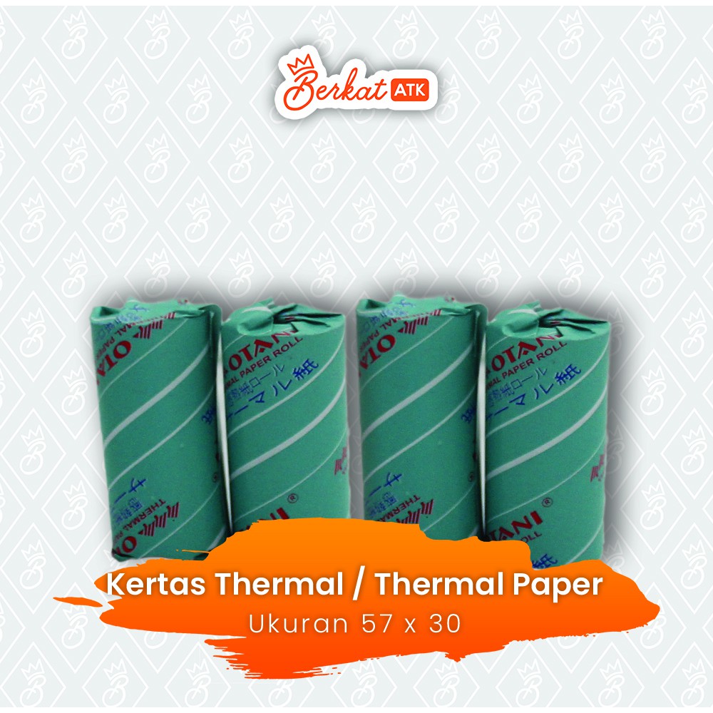 Jual Kertas Thermal / Thermal Paper Ukuran 57 x 30 (Corelles) | Shopee ...