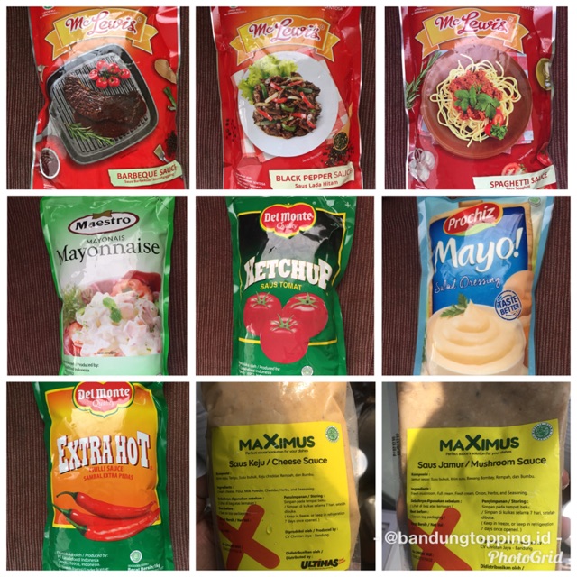 Jual Aneka saus sambal & mayonaise favorit 1kg | Shopee Indonesia