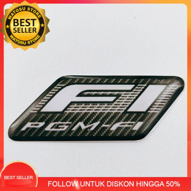 Jual emblem logo fi pgm fi honda beat vario revo sonic cb150r cbr spacy ...