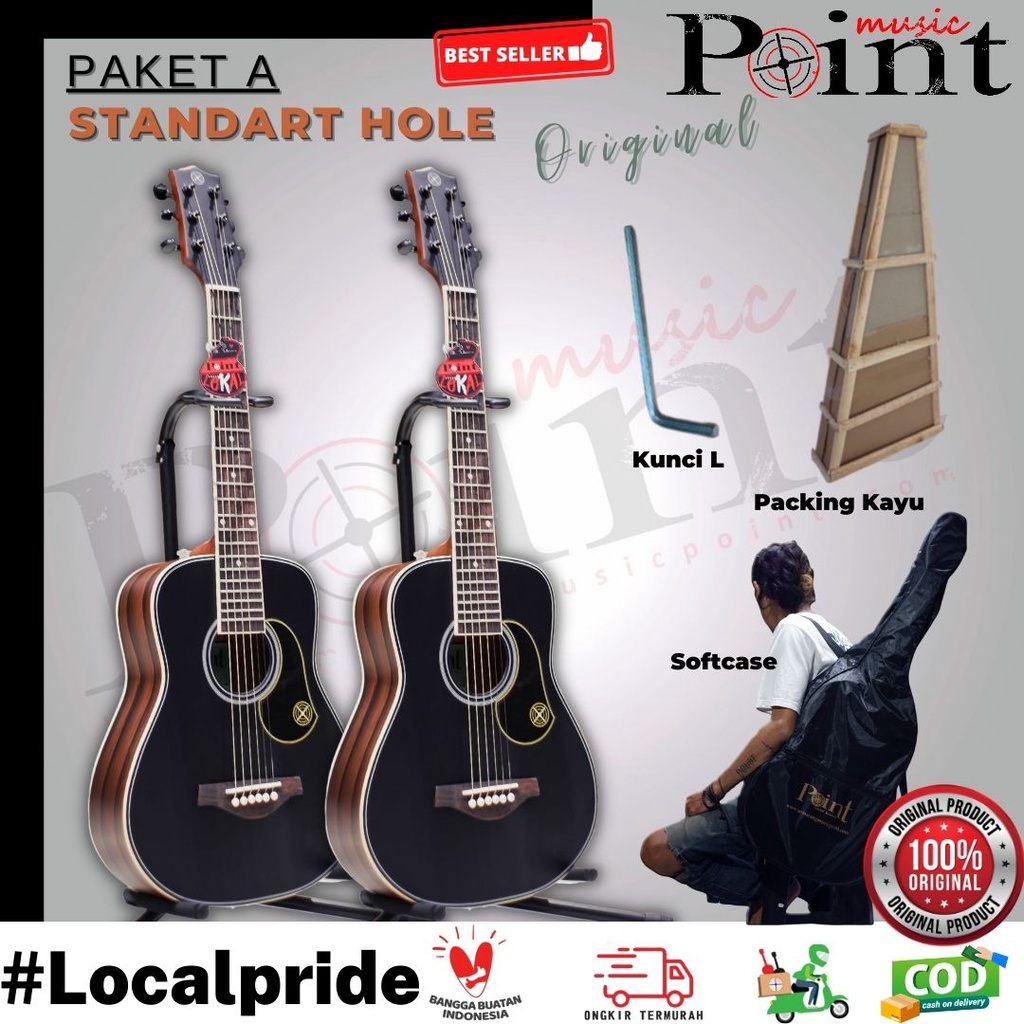 Jual Gitar Junior mini 3/4 akustik dan akustik elektrik Original Point MPS-101 | Shopee Indonesia