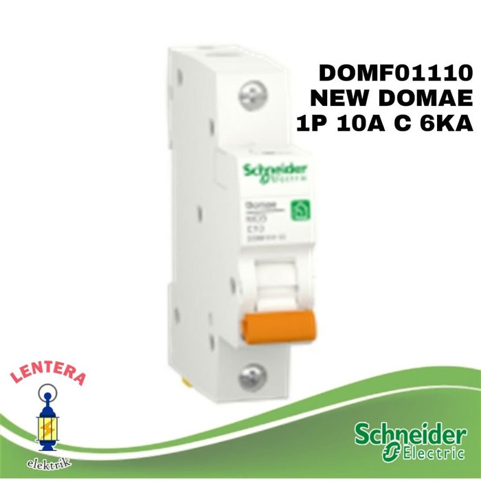 Jual SCHNEIDER NEW DOMAE MCB 1P 10A C 6KA DOMF01110 | Shopee Indonesia