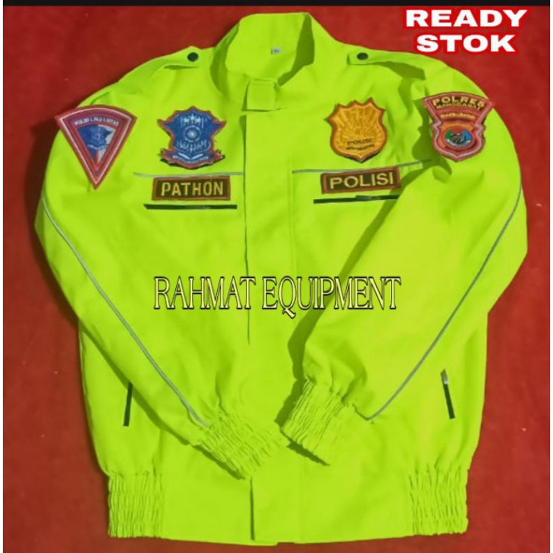 Jual Jaket Polisi Jaket Lantas Jaket Bomber Polisi Bahan Taslan ...