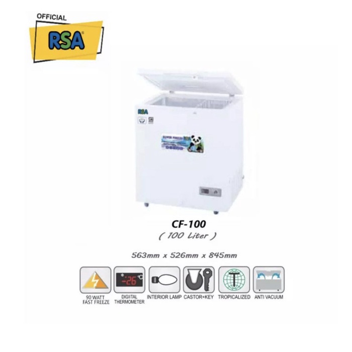 Jual RSA CF-100 Freezer | Shopee Indonesia