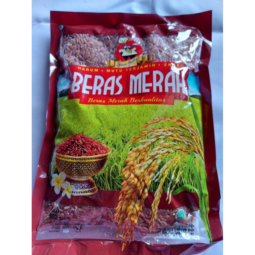 Jual Beras Merah Nasi Sedap 500gr | Shopee Indonesia
