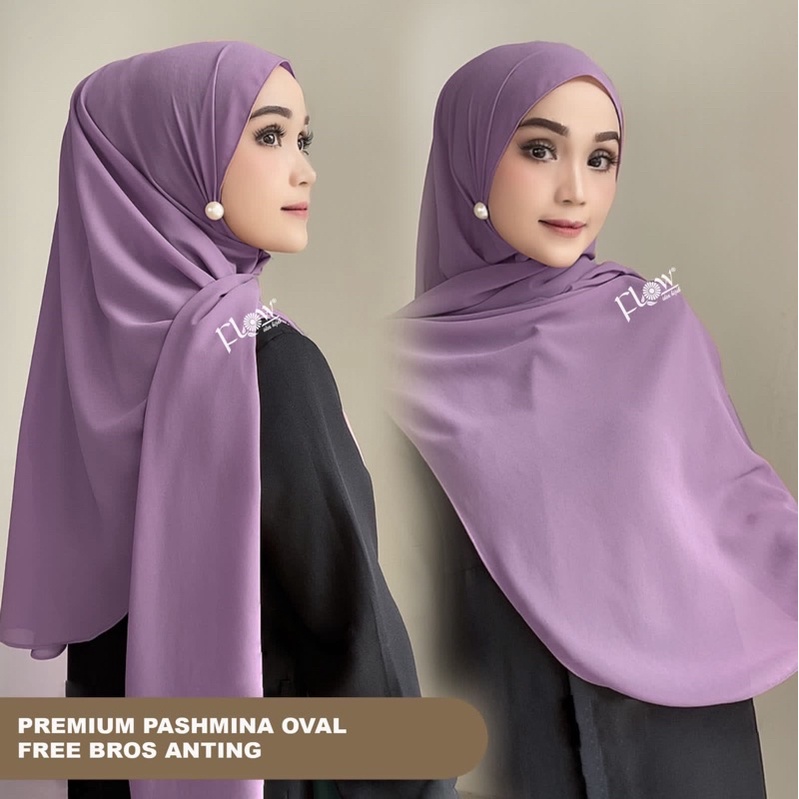 Jual HIJAB PASHMINA OVAL CERUTY BABYDOLL ARMANY PREMIUM ORI FLOW IDEA ...