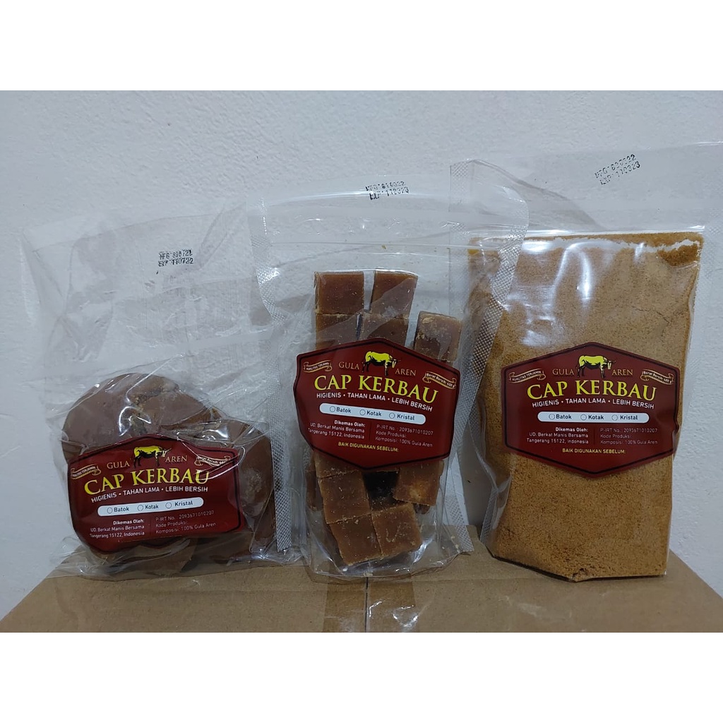 Jual Gula Aren Cap Kerbau Kristal / Batok / Kotak 400 gram | Shopee ...