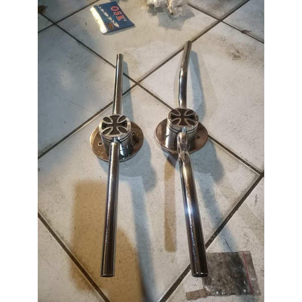 Jual stang street cup C70 STIR lurus/STANG STIR CUP C70 SET STANG DAN ...