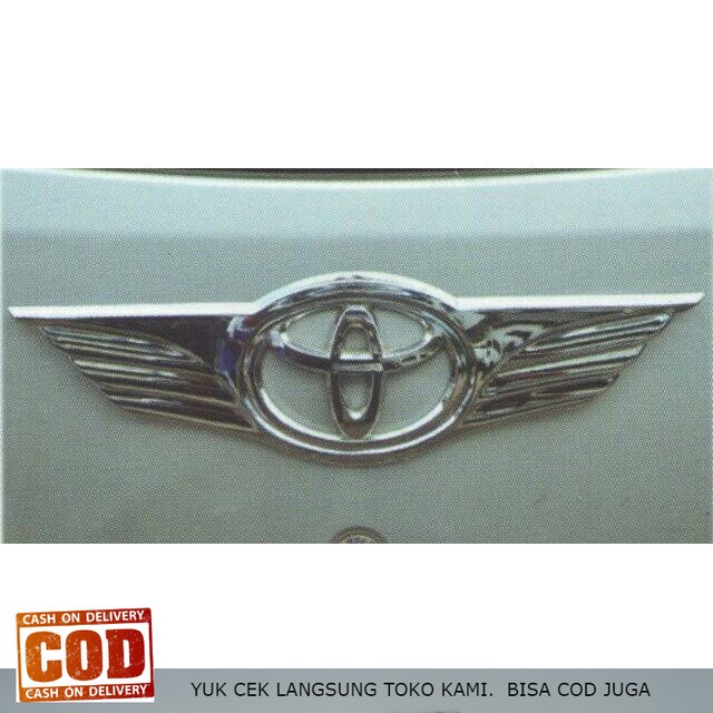 Jual ring logo/wing logo depan toyota agya chrome Aksesoris Mobil ...