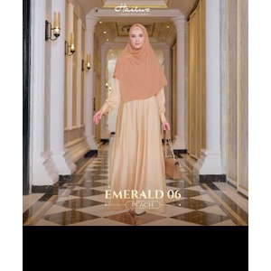 Jual Gamis Syar'i Casual Wanita Terbaru Haitwo Emerald 006 | Shopee ...