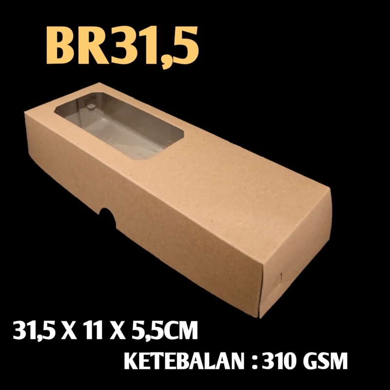 Jual DUS BROWNIES 30X10X5 / DUS BROWNIES BOX 30X10X5 / BOX BROWNIES ...