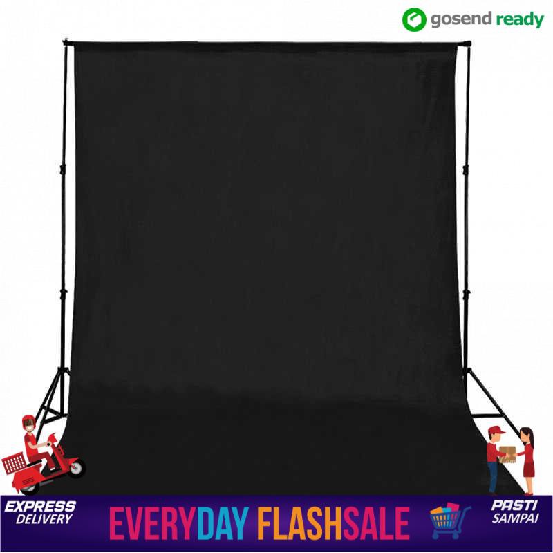 Jual Backdrop Hitam Studio Fotografi 200 x 300 cm | Shopee Indonesia