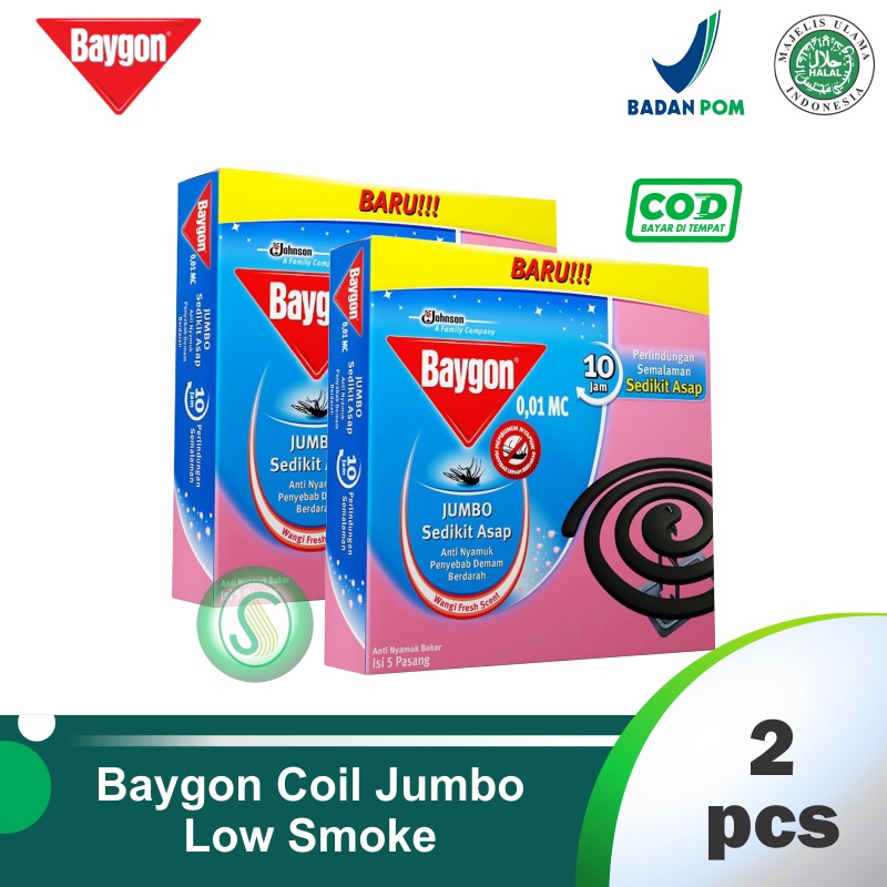 Jual Baygon Coil Jumbo Max Obat Nyamuk Bakar 2 pcs | Shopee Indonesia