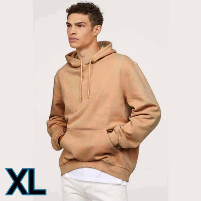 Jual Jaket Sweeter Polos Coklat Muda Cream Hoodie Jumper Size XL ...
