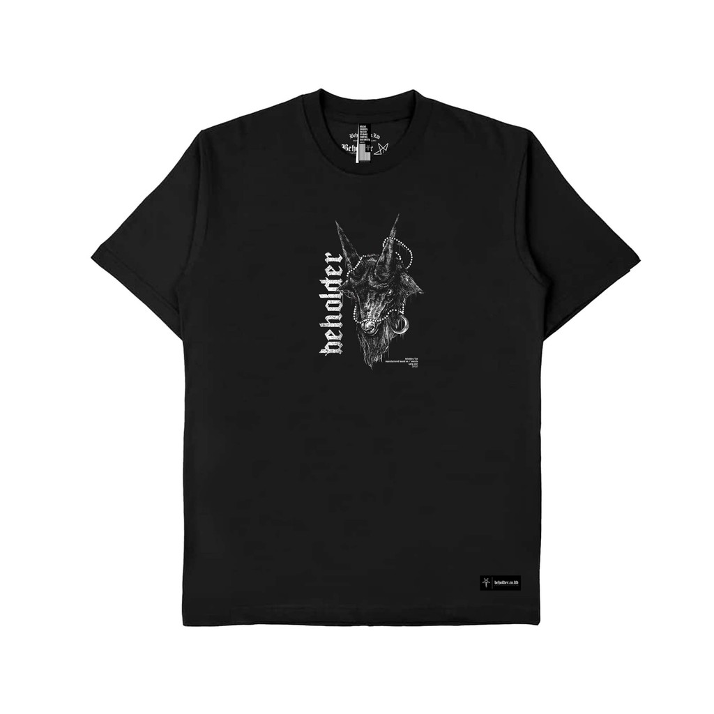 Jual BEHOLDER Tshirt That Goat Black Tees | Shopee Indonesia