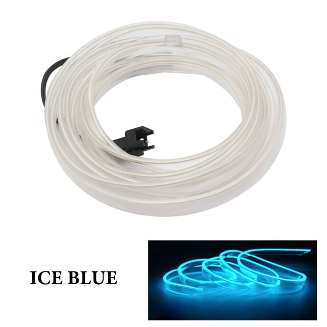 Jual Lampu EL Wire Flexible CCFL Neon Fleksible LED Strip Harga Per ...