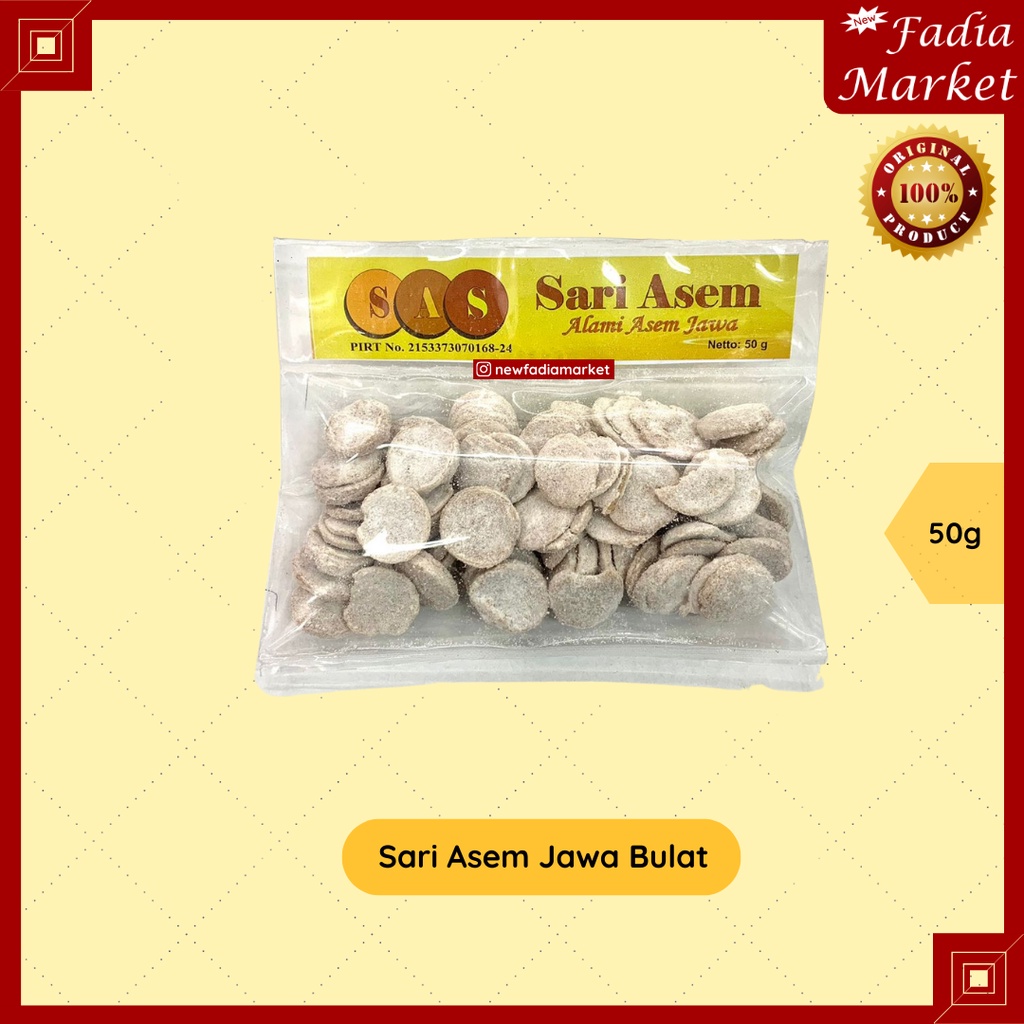 Jual SAS Sari Asem Putih Bulat Manisan Alami Khas Jawa 50g | Shopee ...