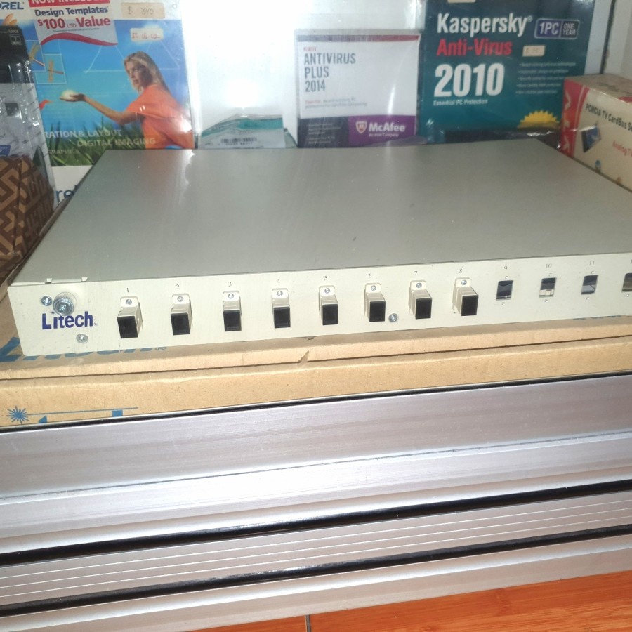 Jual LiTech OTB Rackmount 8 core 12 core MM Multimode SC Fiber Optic FO ...