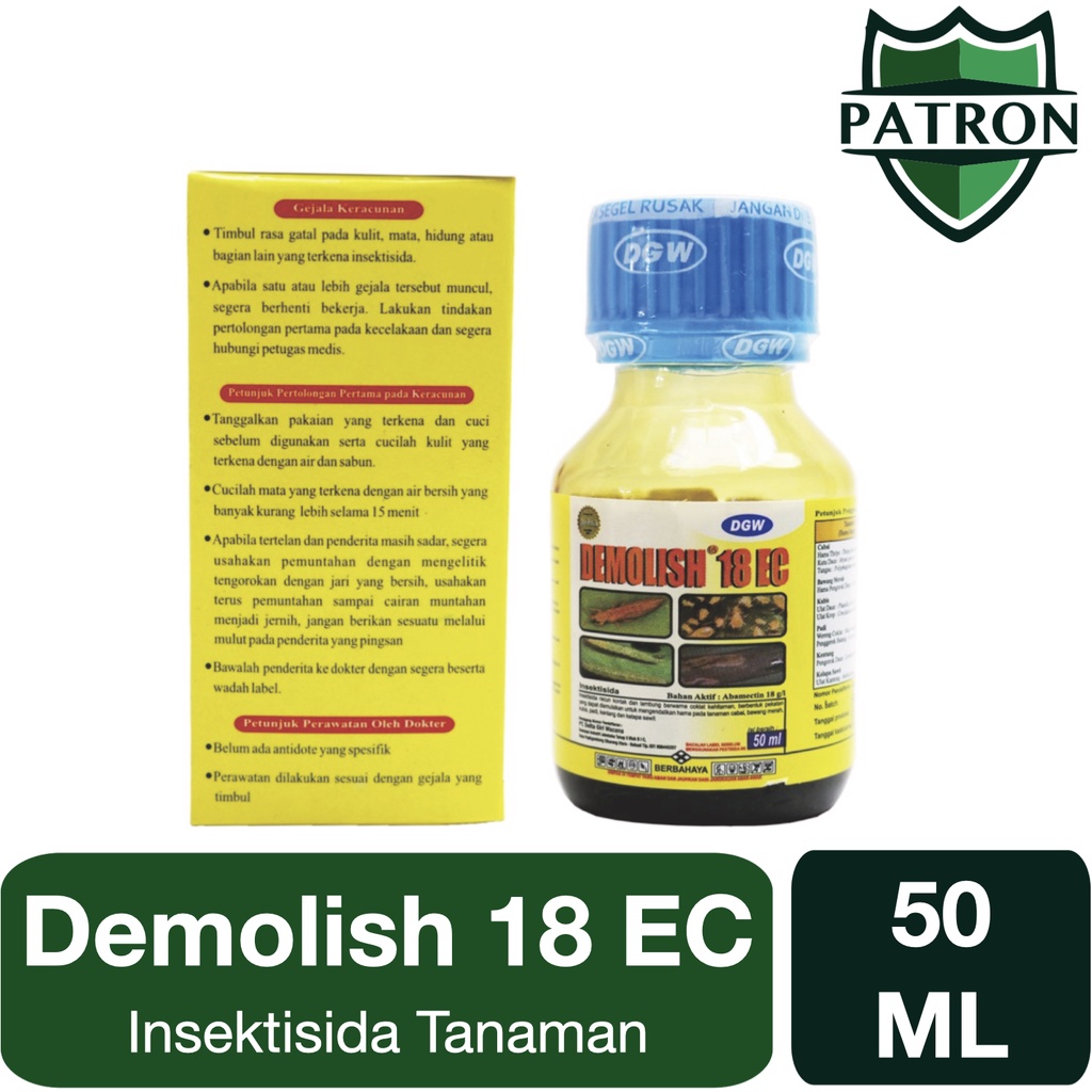 Jual Demolish 18 EC - Insektisida Tanaman - Abamektin - Basmi Kutu - 50 ...