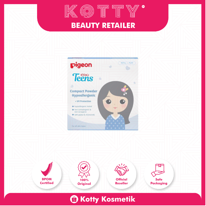 Jual Kotty Kosmetik - Pigeon REFIIL Teens Compact Powder innocent look ...