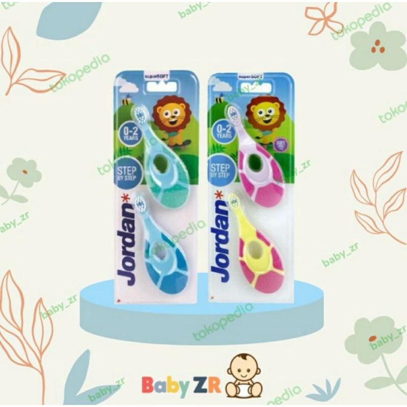 Jual Jordan ToothBrush Step 1 ( TWIN PACK ) | Shopee Indonesia