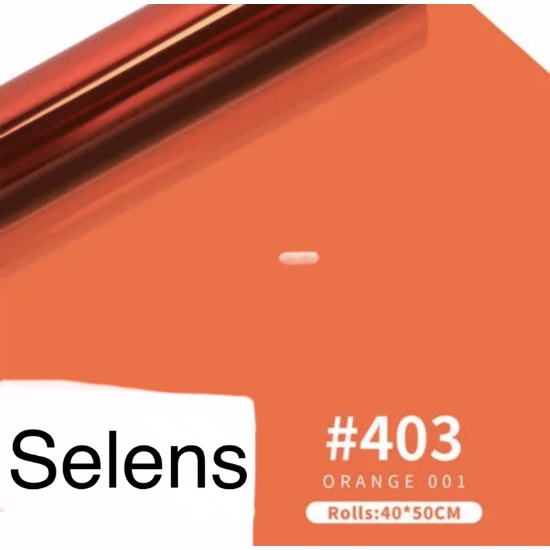 Jual Selens 50x40cm Orange orange 001 Gel Filter Color Temperature Efek ...