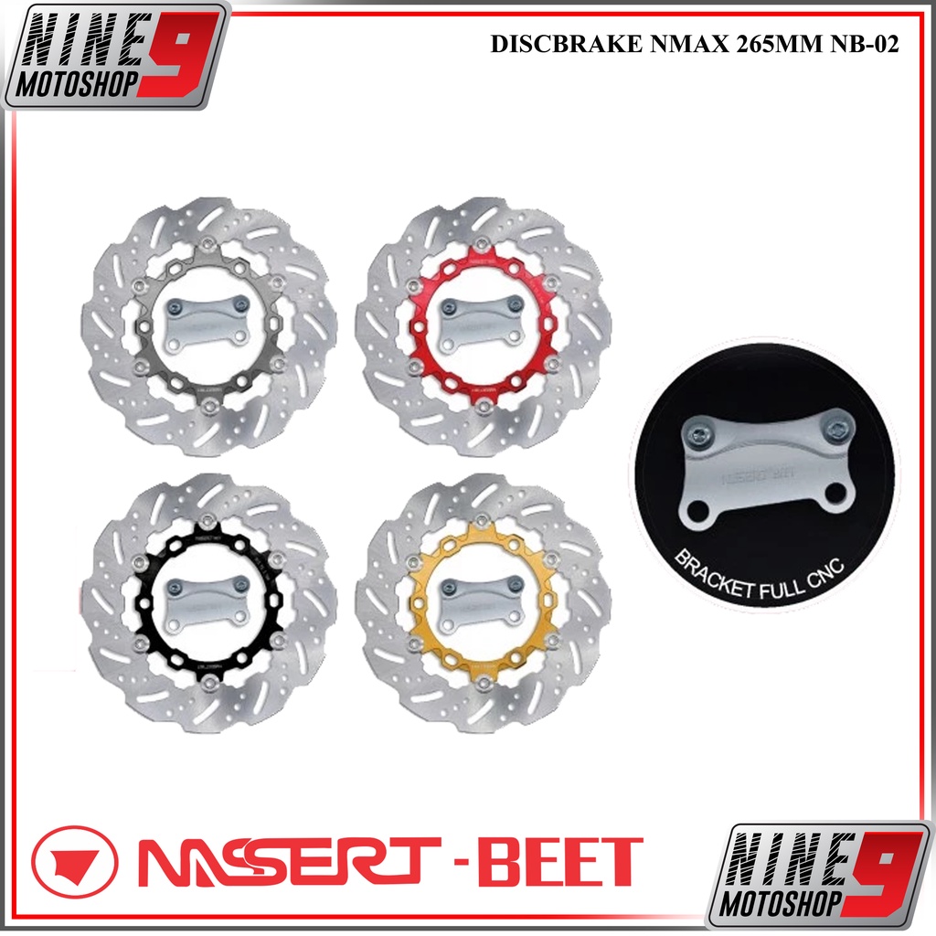 Jual Disc Brake Piringan Cakram Floating Nmax 265mm Nb-02 Nassert Beet ...