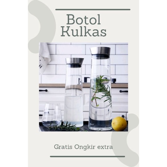 Jual Botol Kulkas Botol Air Minum Botol Jus Botol Infused Water Kaca ...