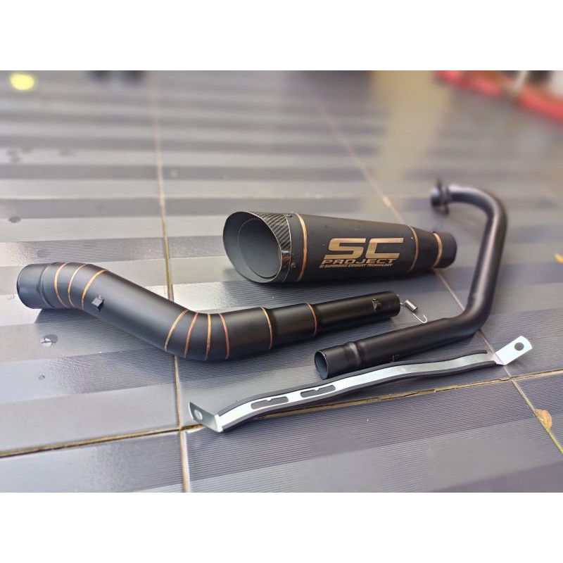 Jual KNALPOT RACING SC PROJECT UNTUK SATRIAFU SONIC GSX XABRE MEGAPRO ...