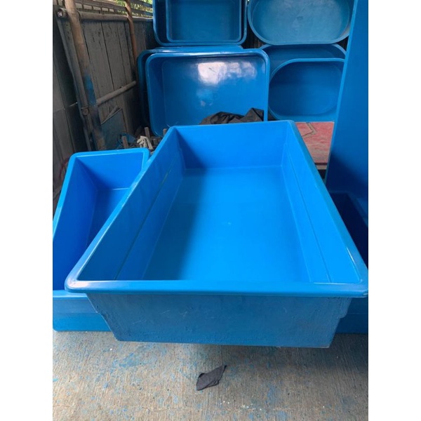 Jual BAK FIBER KOTAK 120 X 80 X 40CM BAK FIBER KOLAM IKAN | Shopee ...