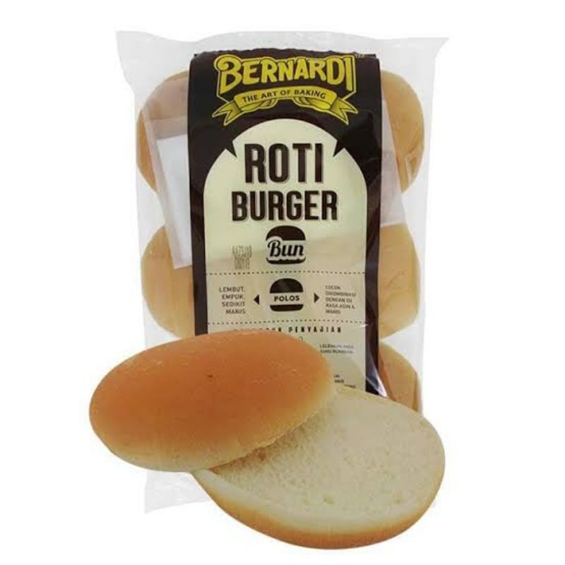 Jual Bernardi Roti Burger Bun Besar Isi 6pcs | Shopee Indonesia
