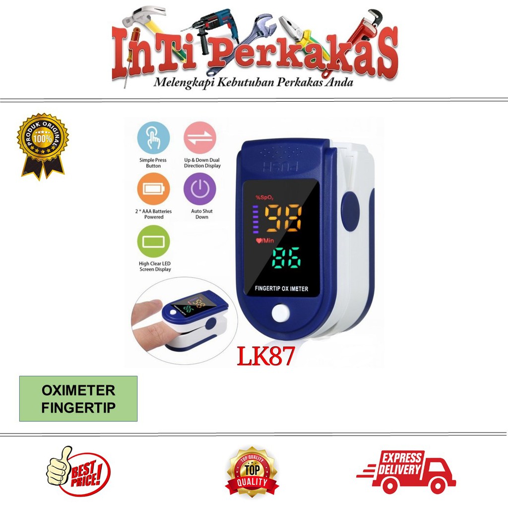 Jual OXYMETER OXIMETER FINGERTIP ALAT PENGUKUR OKSIGEN DALAM DARAH ...