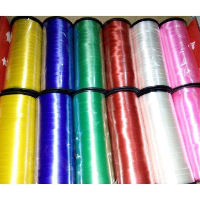 Jual Pita ribbon / pita balon / curly ribbon / pita balon terbang ...