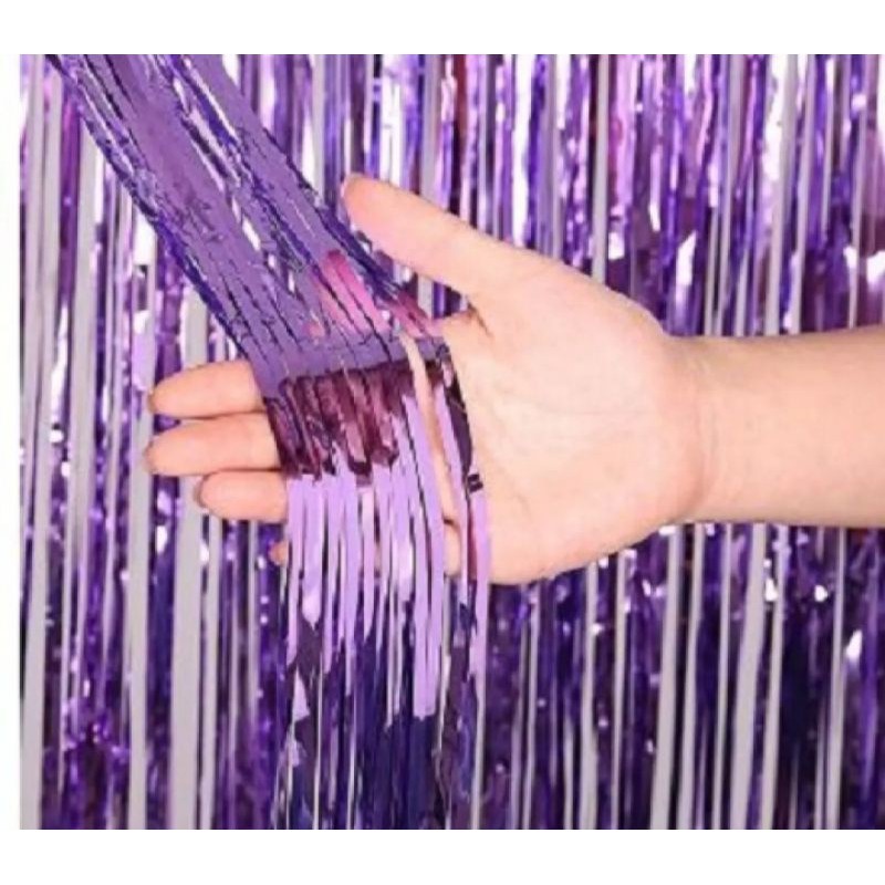 Jual [2x1mtr] Curtain foil / tirai foil / rumbai tirai emas / rumbai ...