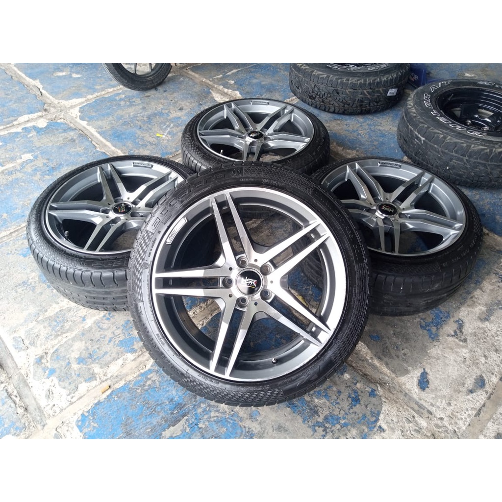 Jual Velg Dan Ban Mobil Second Racing Hsr Berling Belang Ring 18 Lebar ...