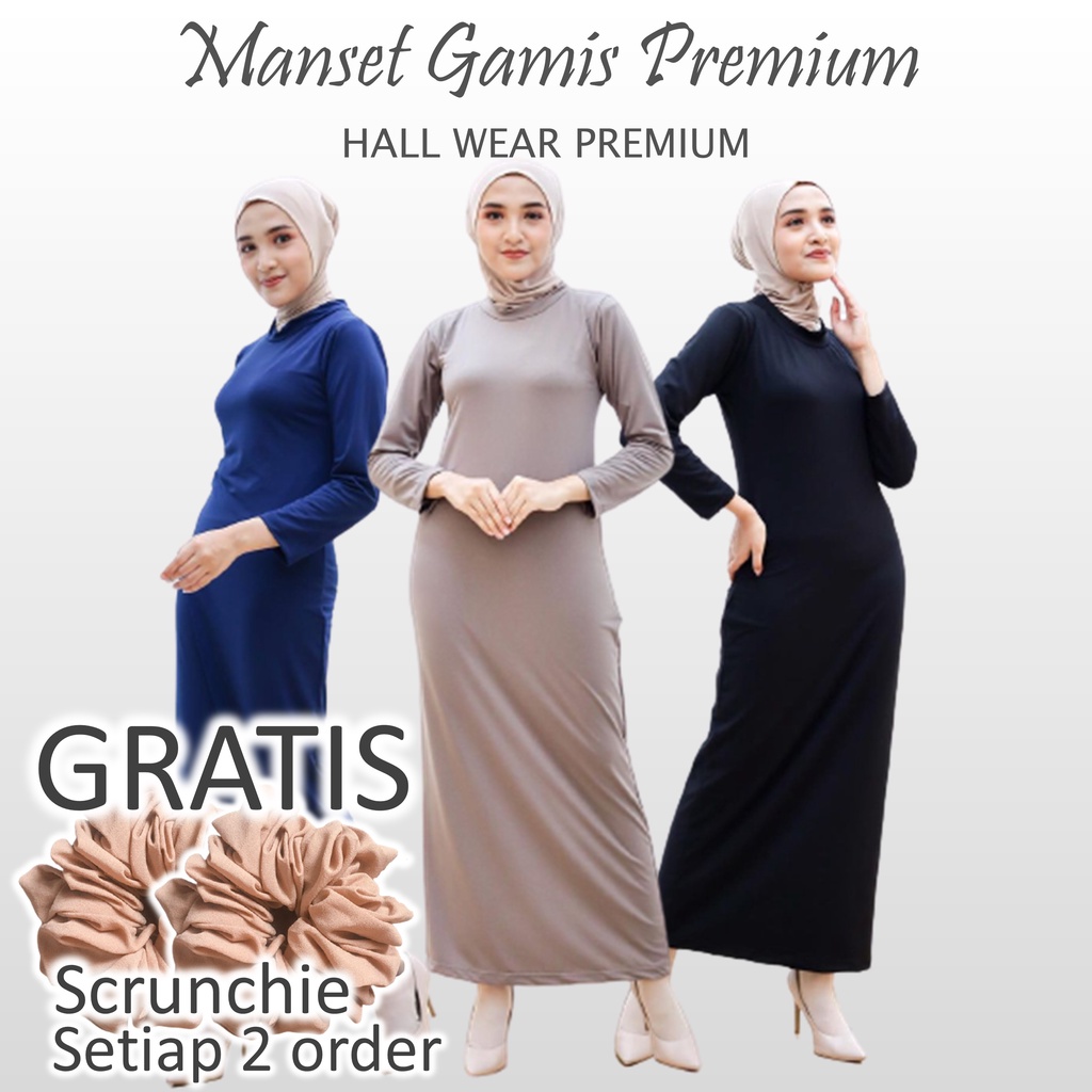 Jual Iner Span Dress Inner Iner Gamis Inner Gamis Inner Dres Iner Dres Manset Turtle Neck Inner ...