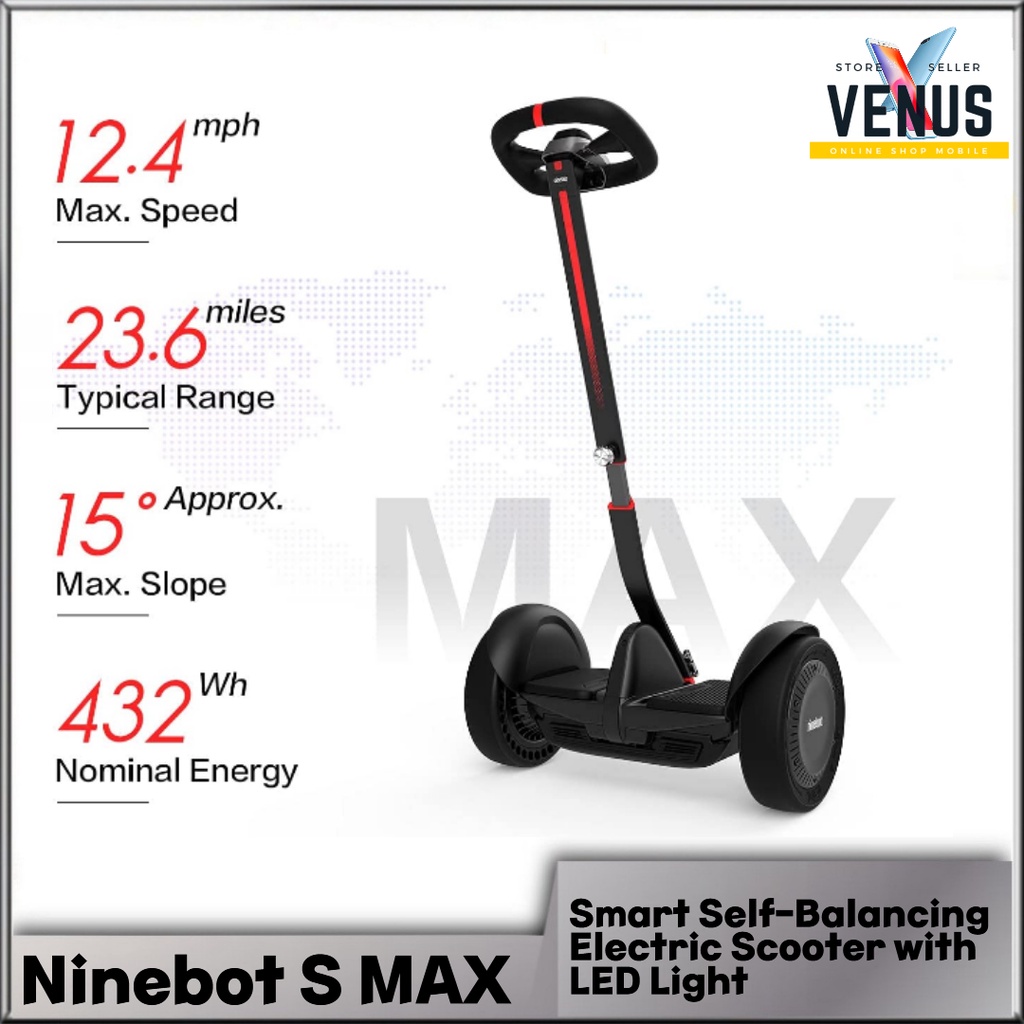 Jual Segway Ninebot S Max Smart Skuter Listrik Self-Balancing Scooter ...