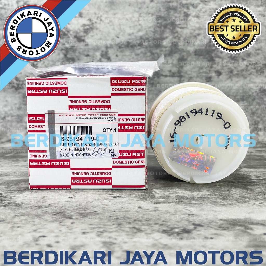 Jual OIL FILTER SOLAR ORIGINAL ISUZU MUX DMAX NLR NMR TRAGA NPS NQR MU ...