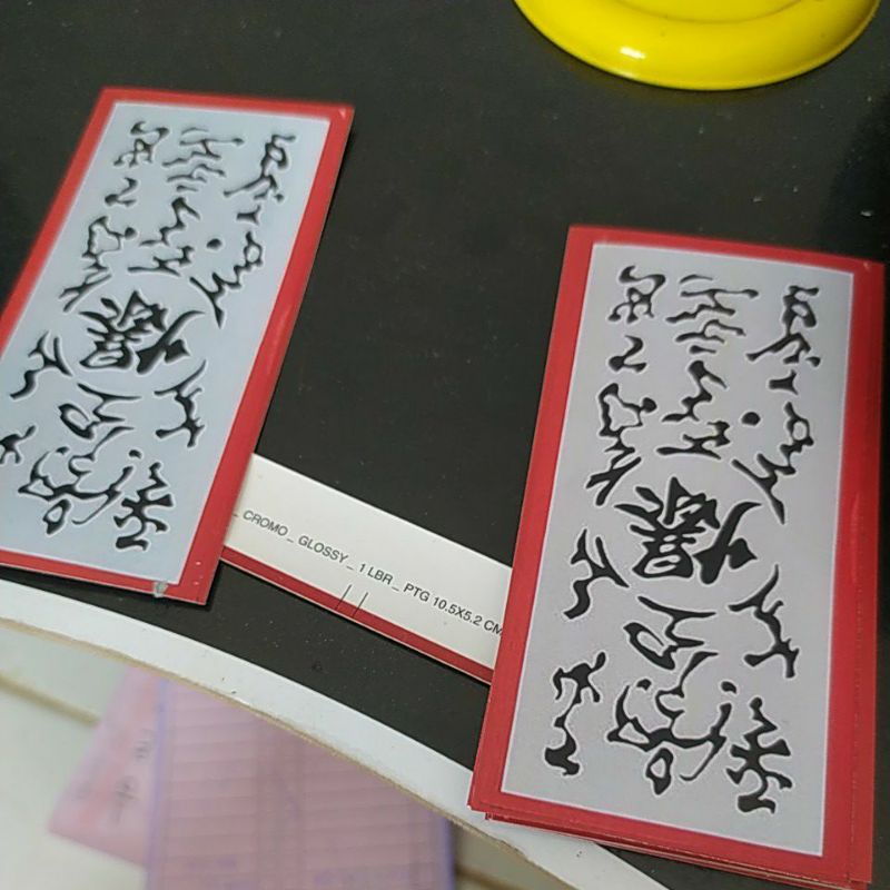 Jual Sticker Stiker 1st Aksesoris Ninja Explosive Talisman Anime Naruto ...