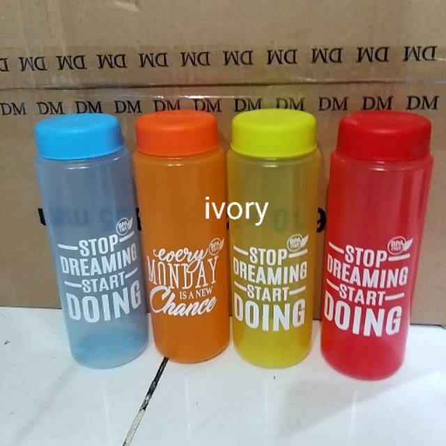 Jual My botol warna / botol plastik BPA free / botol minum 500ml ...