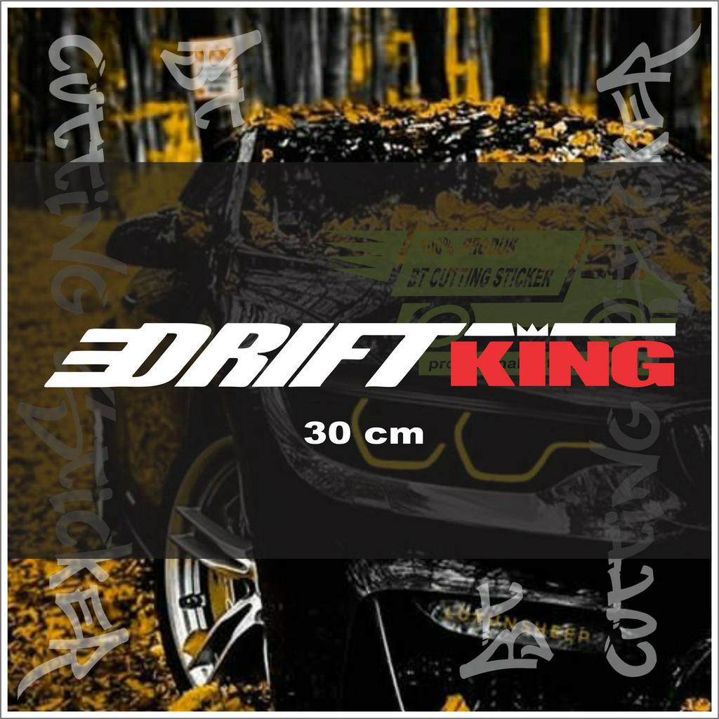Jual sticker drift king sticker mobil stiker jdm drift king stiker kaca ...