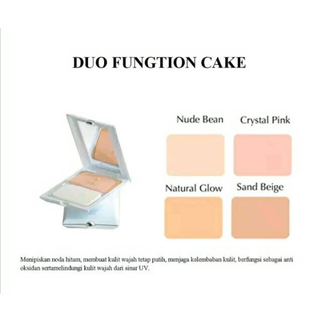 Jual Caring Colours Two Way Cake/Bedak UV White Duo Function Cake 04 ...
