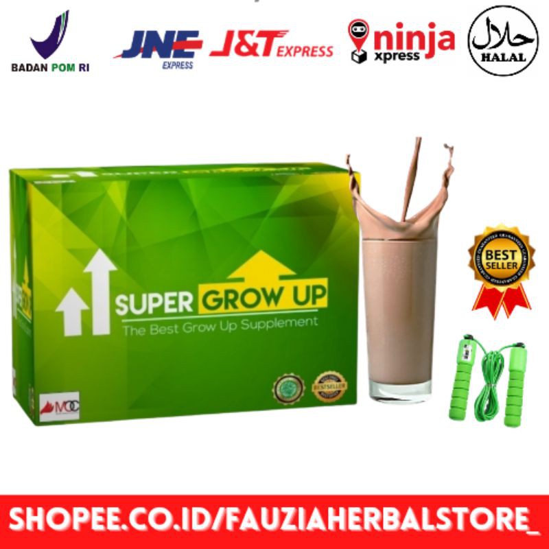 Jual (PROMO) SUPER GROW UP SUSU PENINGGI BADAN ORIGINAL | Shopee Indonesia