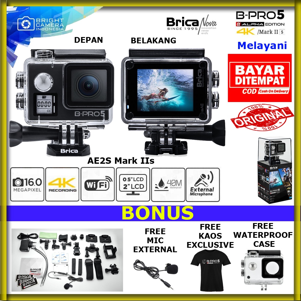 Jual Brica BPro 5 Alpha Edition Mark IIs - AE2S - Black - Free Kaos - Garansi Resmi 1 Tahun ...