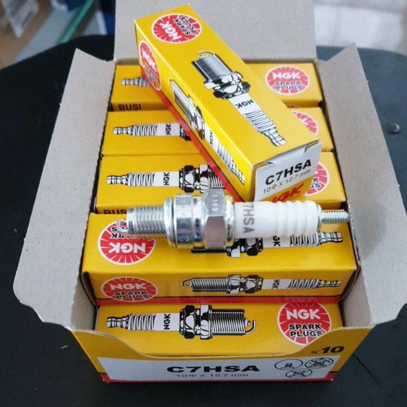 Jual busi NGK C7HSA asli (jupiter,supra,mio,smash) | Shopee Indonesia