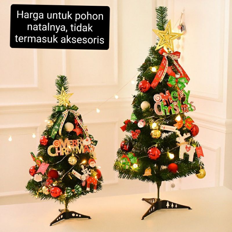 Jual POHON NATAL PORTABLE POHON NATAL POLOS PVC UKURAN BESAR UKURAN 180 ...