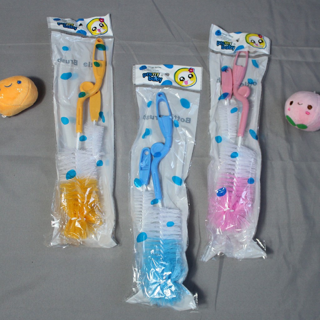 Jual Sikat botol + Free sikat besar pretty 2 in 1 FS106 -1 Kemasan ...