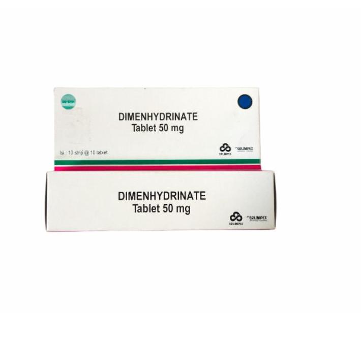 Jual Buruan Beli Dimenhydrinate 50 Mg Tablet Erlimpex termurah se ...