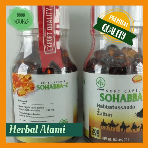 Jual Habbat Sohabba Z 200 Soft Capsul ( Habbatussauda + Zaitun Soft Gel ...
