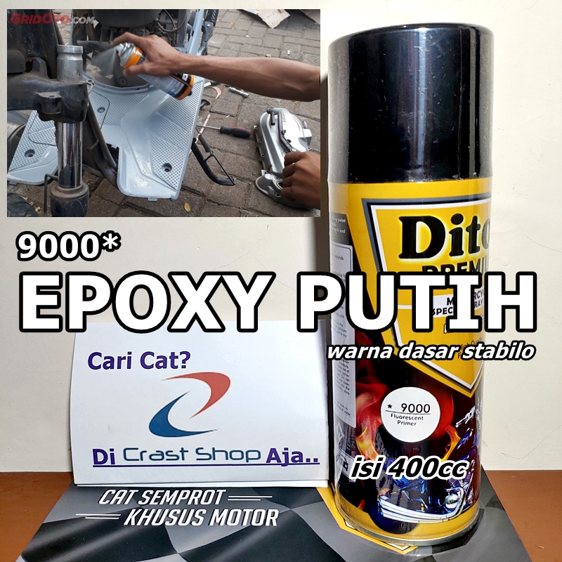 Jual Cat Pilox Diton Premium FLUORESCENT PRIMER 9000 400cc warna EPOXY ...